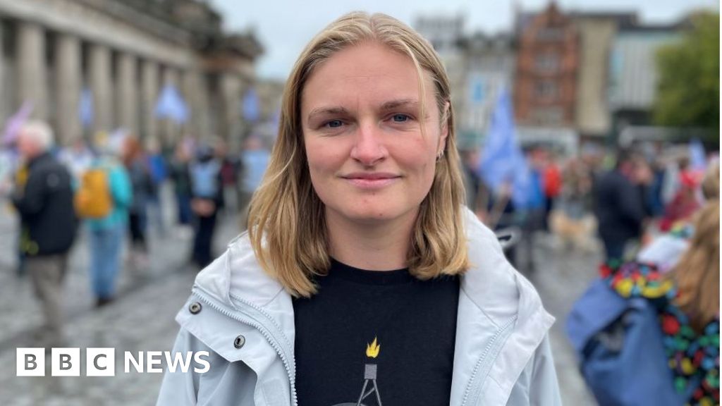 Climate activists march through Edinburgh in fossil fuels protest - BBC ...