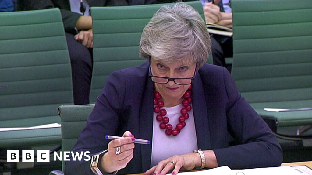 Theresa May Wont Rule Out No Deal Brexit Bbc News