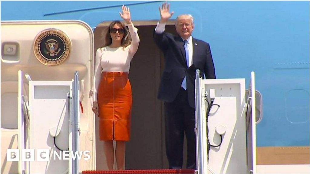 Trump on first foreign trip as US President - BBC News