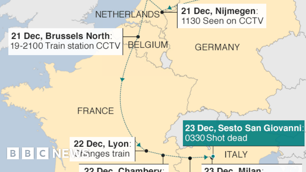 Berlin market attack: How did Anis Amri escape? - BBC News