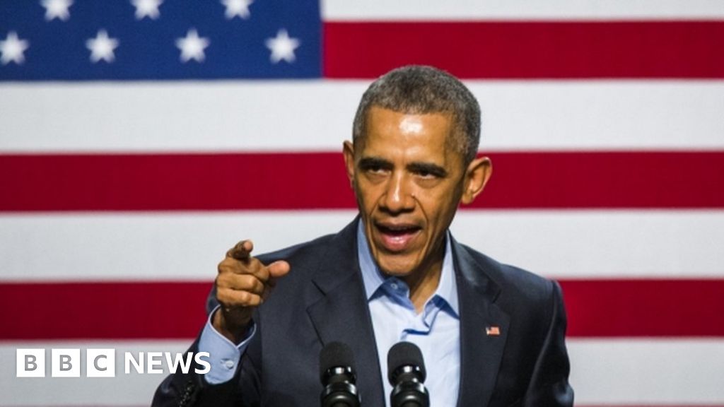 US election 2016: Obama warns against campaign anger - BBC News