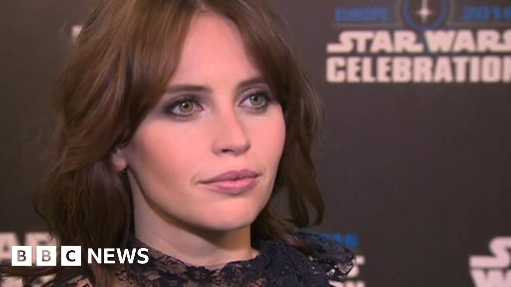 Felicity Jones on filming Star Wars: Rogue One - BBC News