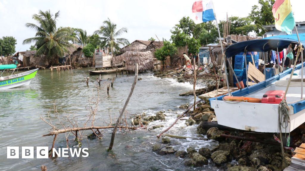 The island people with a climate change escape plan - BBC News
