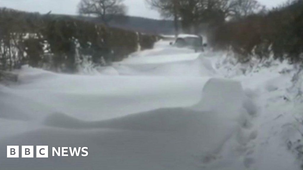 Snow puts spring on hold again in Wales