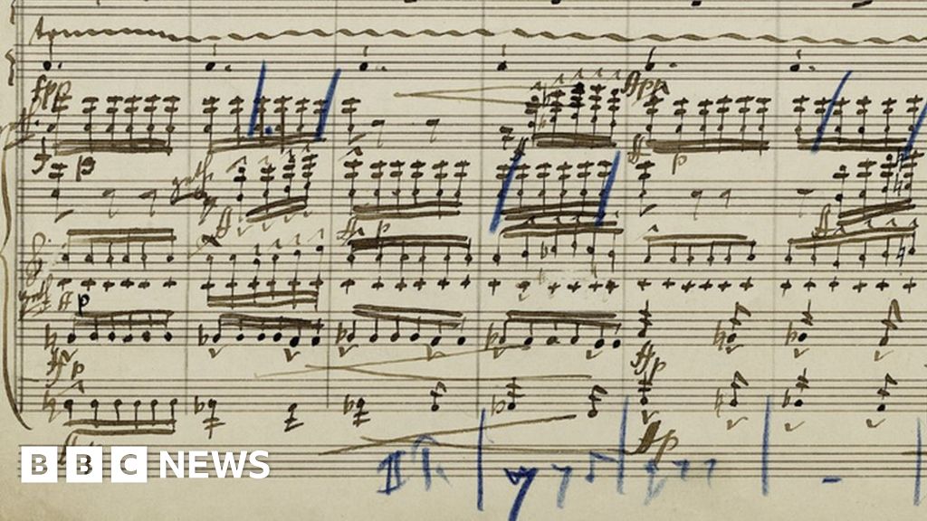 Gustav Mahler £4.5m manuscript breaks record at Sotheby's - BBC News