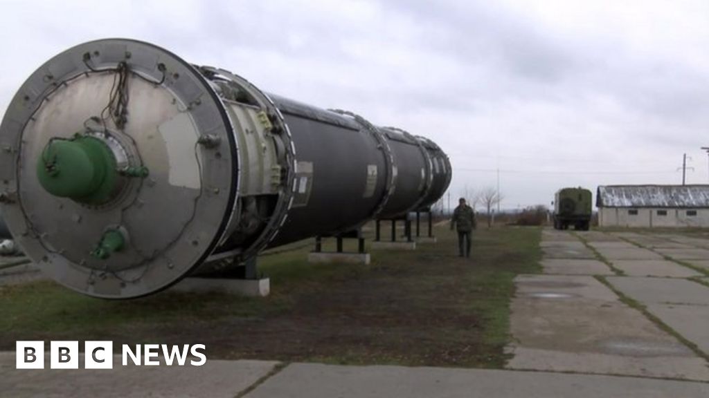 Tour of the museum that houses Ukraine's nuclear past - BBC News