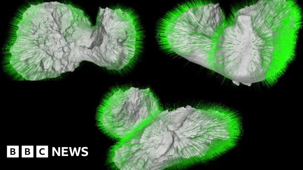 Rosetta's 'rubber duck' comet was once two objects - BBC News