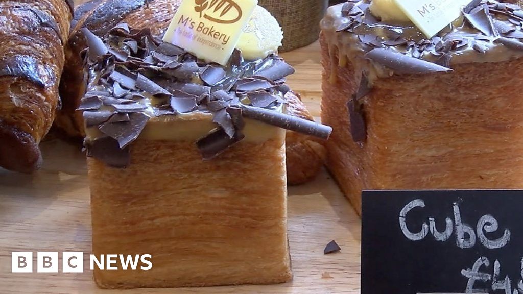 Dorset: How award-winning cube croissant takes three days to make - BBC ...