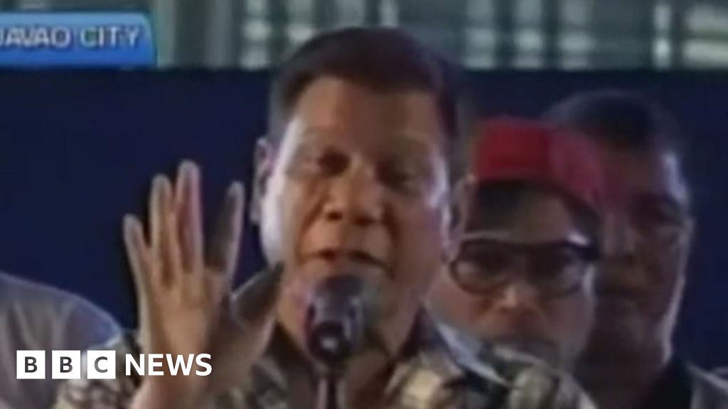 Rodrigo Duterte sanctions the killing of criminals - BBC News