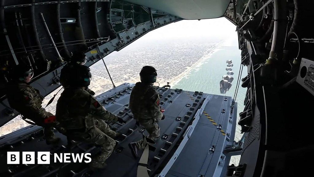 Watch: Largest coalition Gaza aid drop since start of war