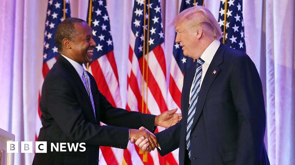 Trump and Carson: From 'pathological' rival to key endorsement - BBC News
