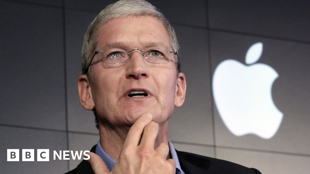 Apple boss's salary and bonuses fall - BBC News