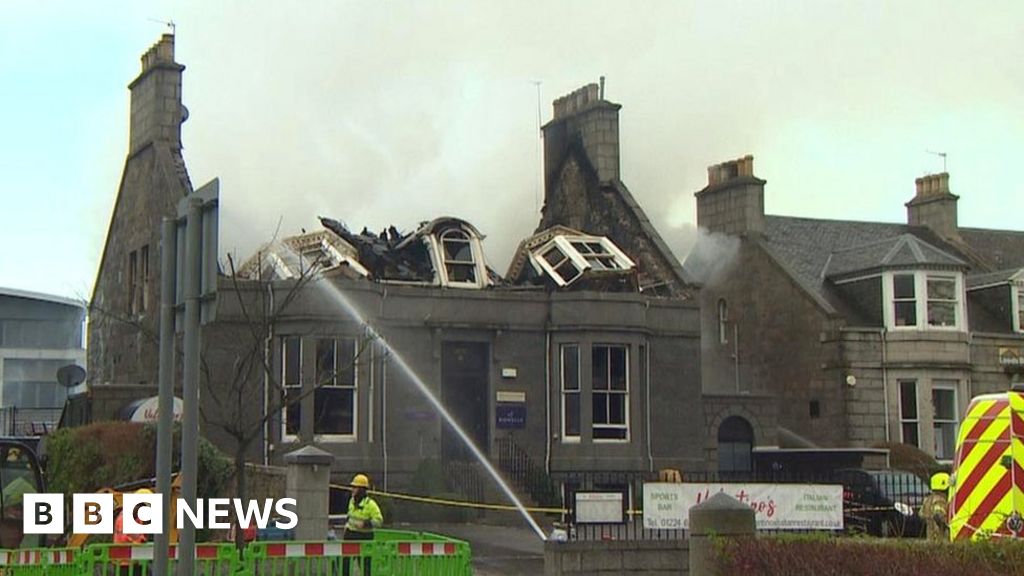 Major commercial blaze in Aberdeen tackled by firefighters - BBC News