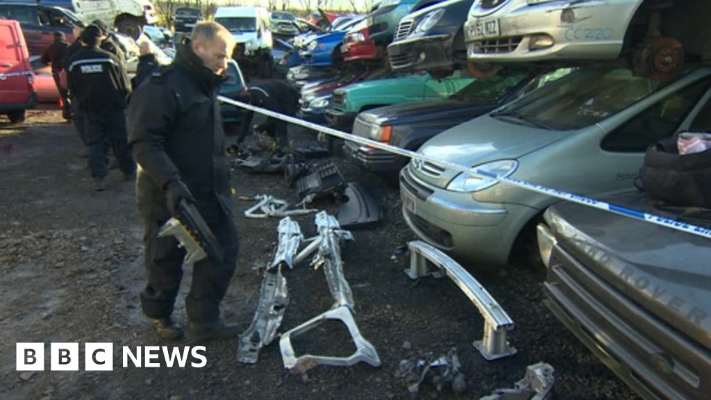 Police raid premises in Lancashire over vans stolen in Yorkshire - BBC News