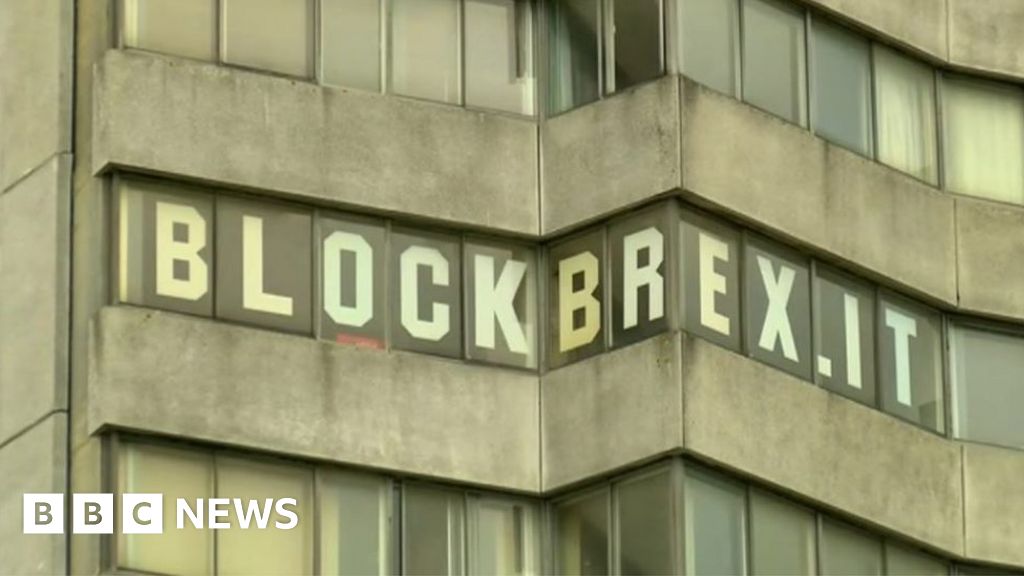 Margate man faces eviction for 'Block Brexit' sign
