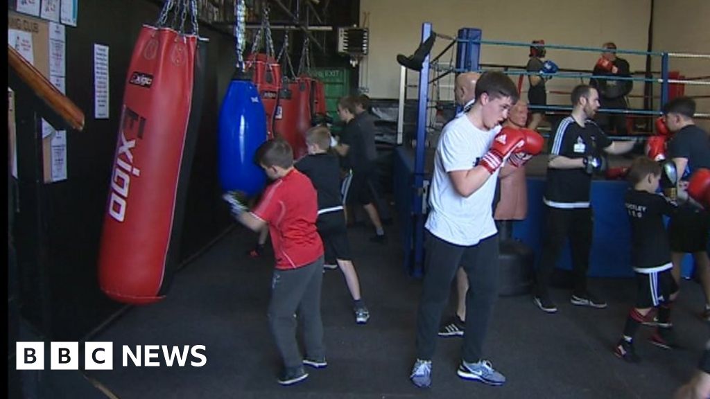 Coach's fight to secure mental health boxing club's future - BBC News