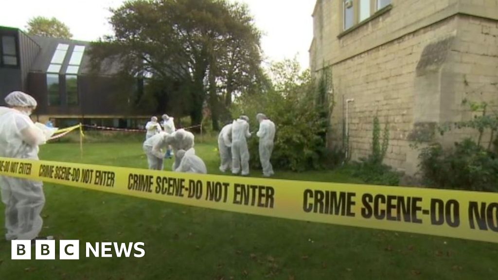 Forensic trainees go inside the 'murder house'