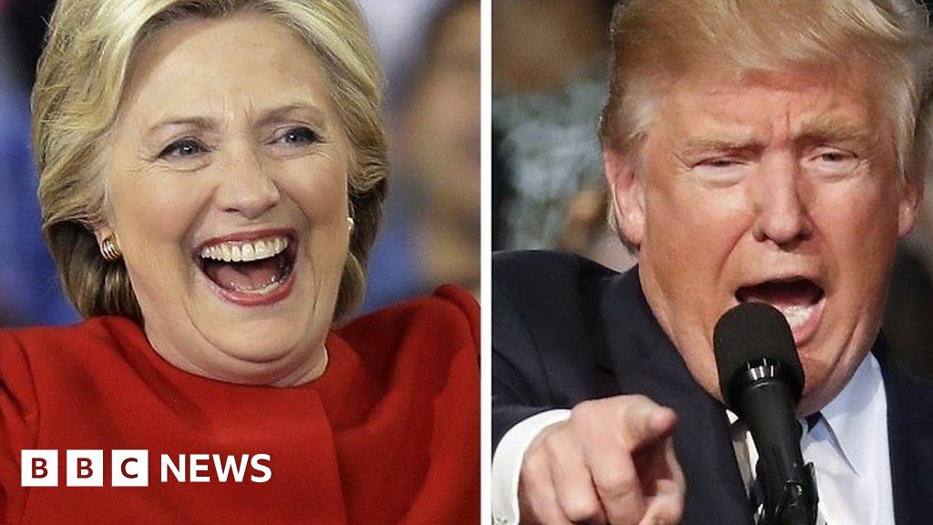 Election 2016: Trump and Clinton cast their votes early - BBC News