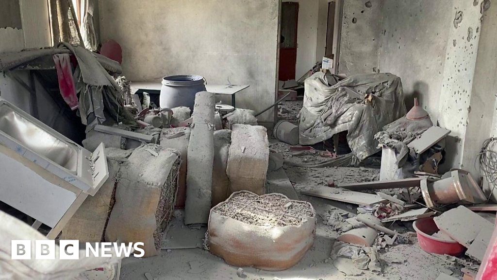 Watch: Buildings in Lebanon damaged after Israel shelling