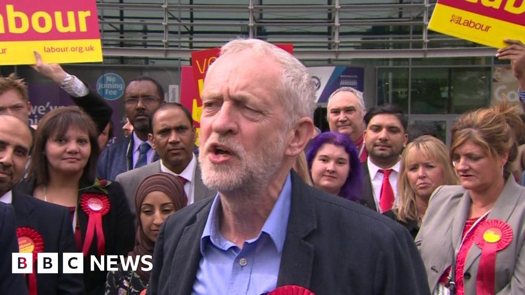 Jeremy Corbyn: Labour's 'hung on' and defied pessimists - BBC News
