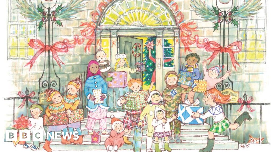In pictures: Leaders' Christmas cards - BBC News