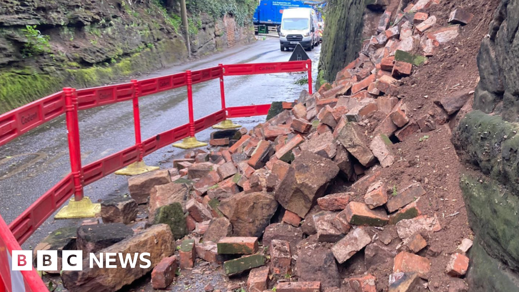 Bramcote: 'Devil's Bend' to stay shut into summer after wall collapse ...