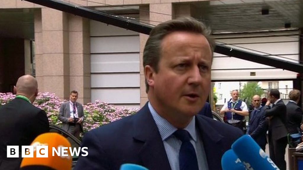 Cameron: 'Britain must not turn its back on Europe' - BBC News