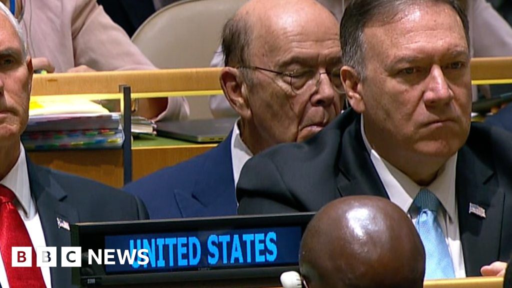 Trump's UN speech appears to put some to sleep