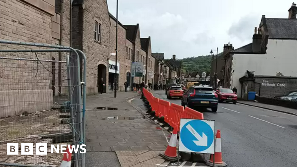 Roadworks start in Matlock as part of transport hub revamp - BBC News