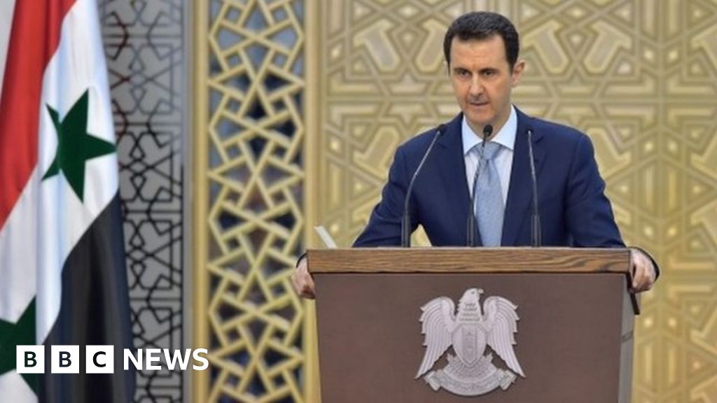 Syria President Assad Admits Army Strained By War Bbc News