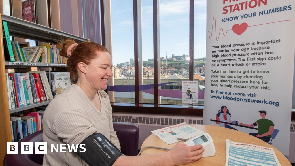 Whitby: New library blood pressure scheme launched - BBC News