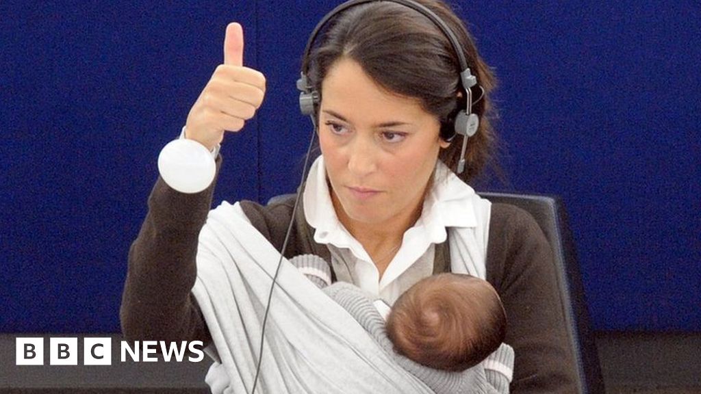 In pictures: Politician mothers take their babies to work - BBC News