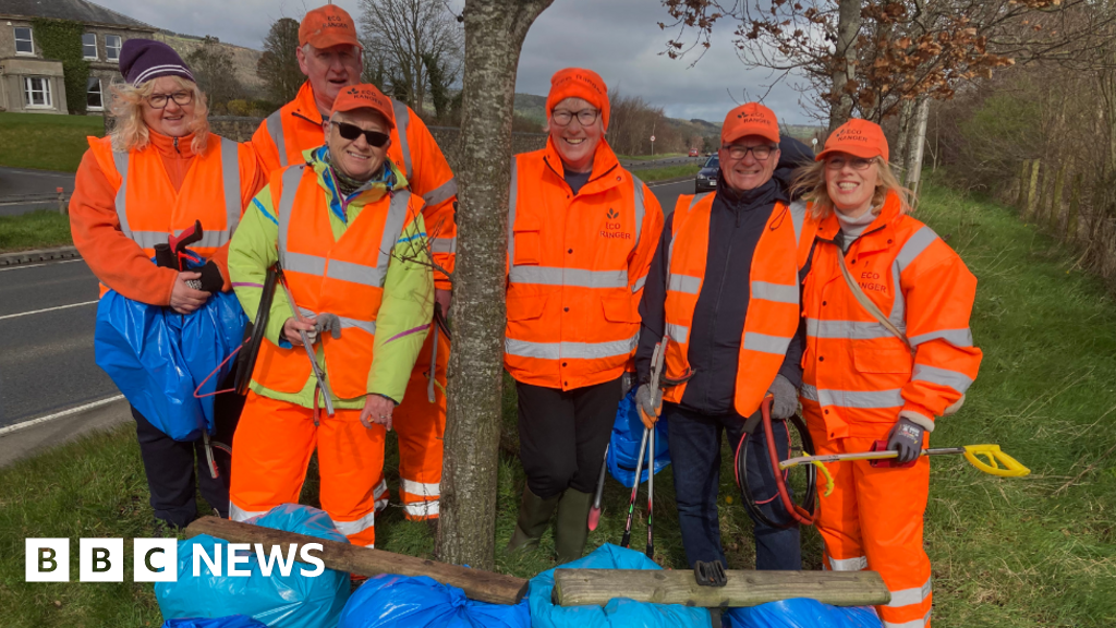 Eco Rangers NI call on litter louts to clean up their act - BBC News