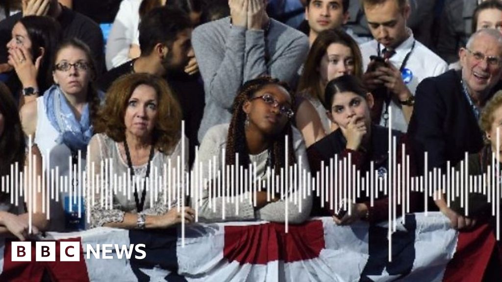 Listen to Amanda describe moment when they knew Clinton had lost - BBC News