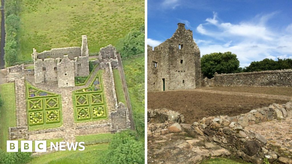Tully Castle: Anger as castle gardens removed in 'act of vandalism ...