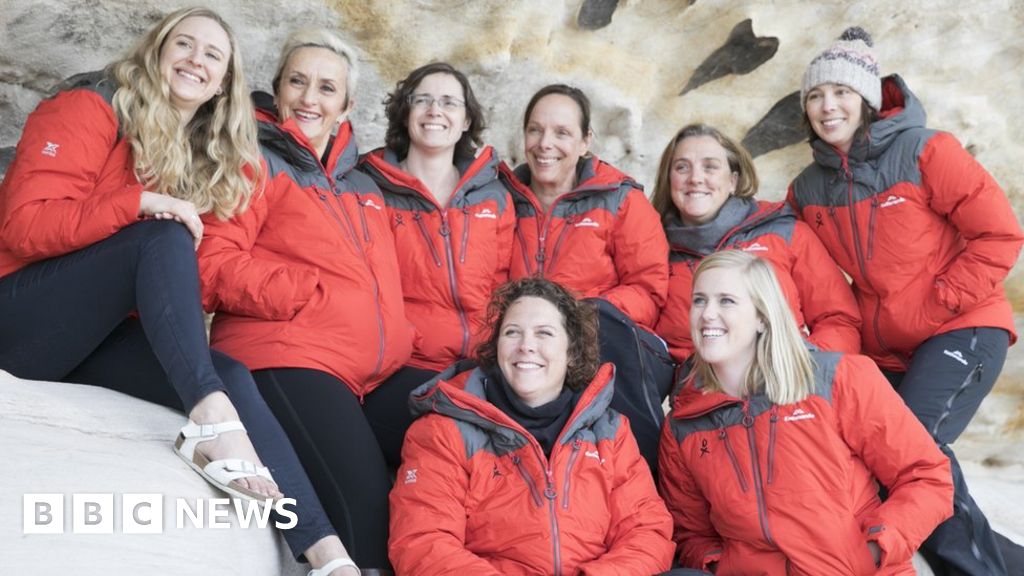 Largest all-women expedition heads to Antarctica - BBC News
