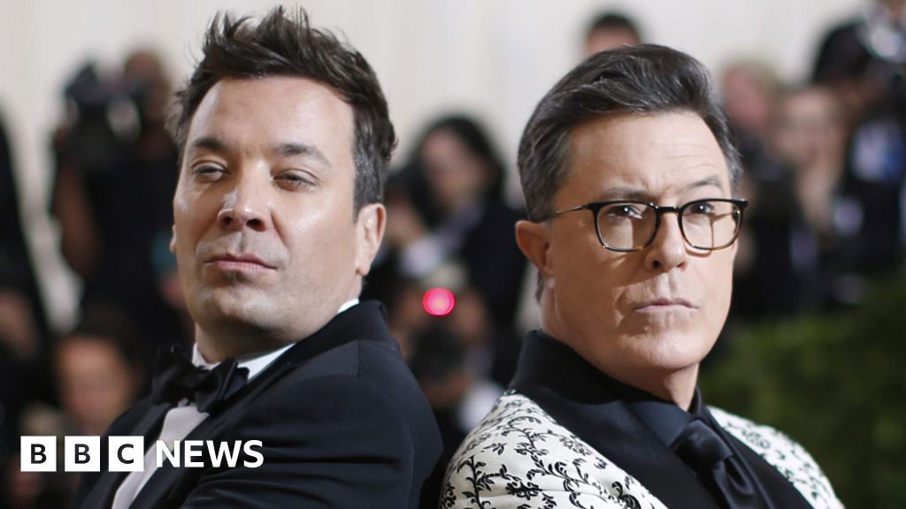 Jimmy Fallon, Stephen Colbert and Conan O'Brien unite against Donald ...