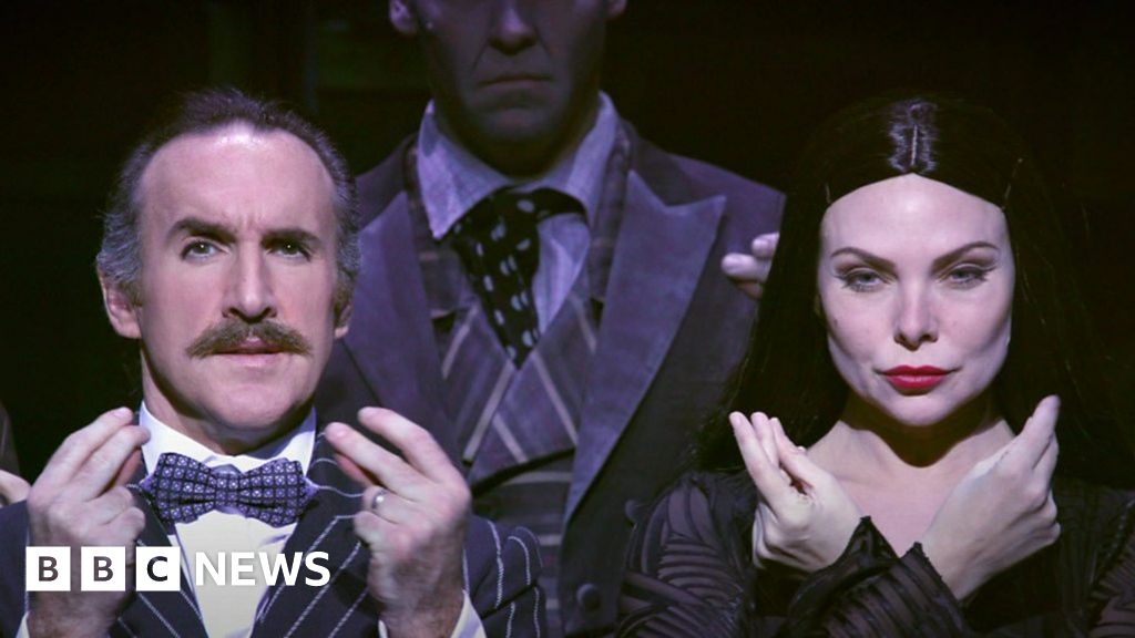 Kooky and creepy Addams Family comes to London - BBC News
