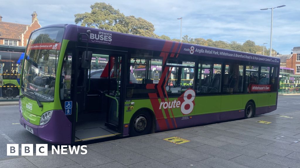 Ipswich Buses services cut due to driver shortage - BBC News
