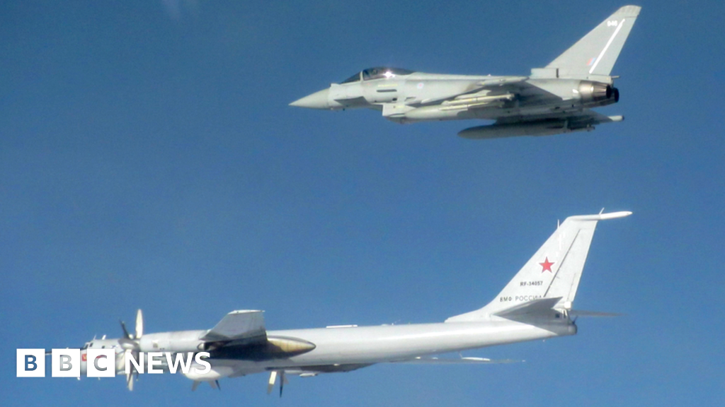 Six RAF jets intercept Russian aircraft heading for Scottish coast - BBC News
