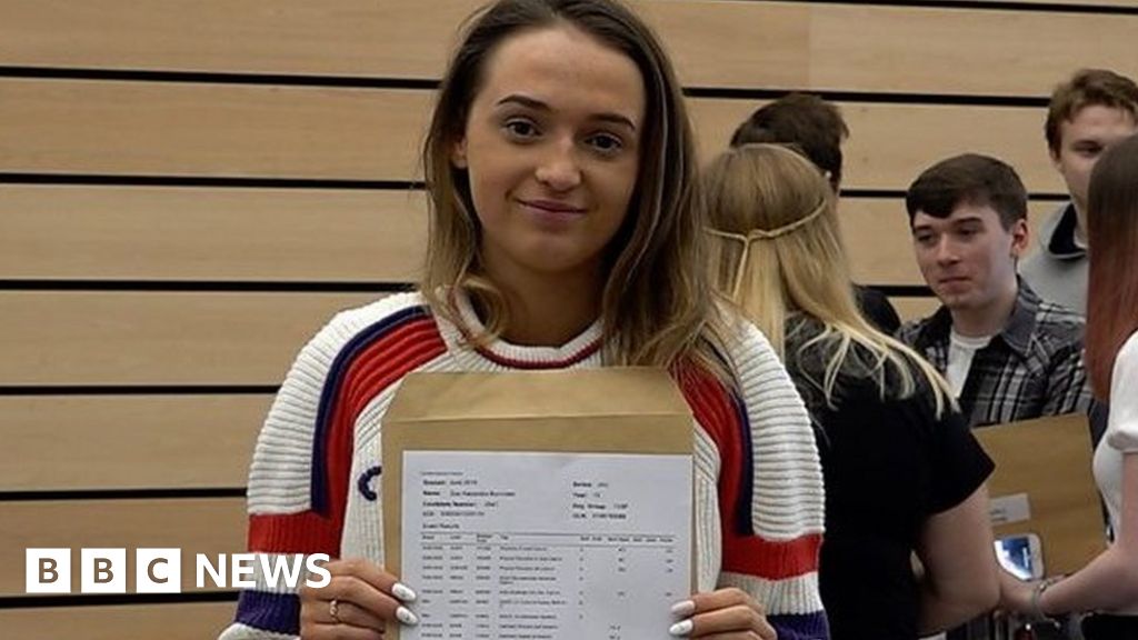 A-level results: Welsh students 'over the moon' - BBC News