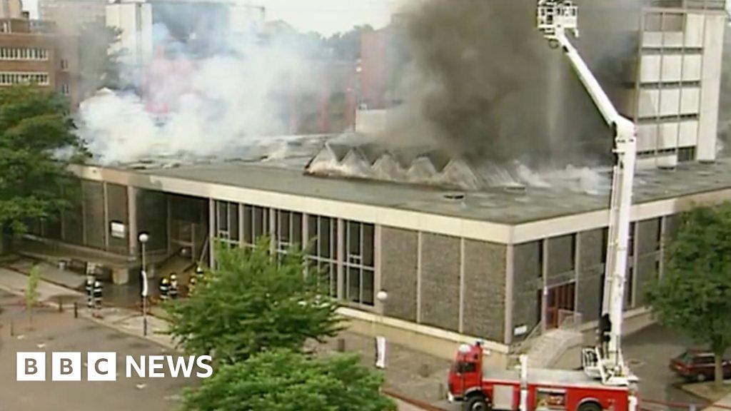 Norwich Central Library fire 25 years on - BBC News
