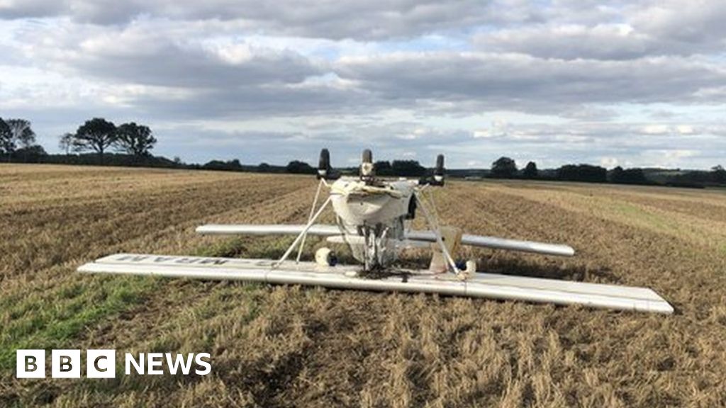 Hertfordshire plane crash: Pilot walks away as light aircraft ends ...