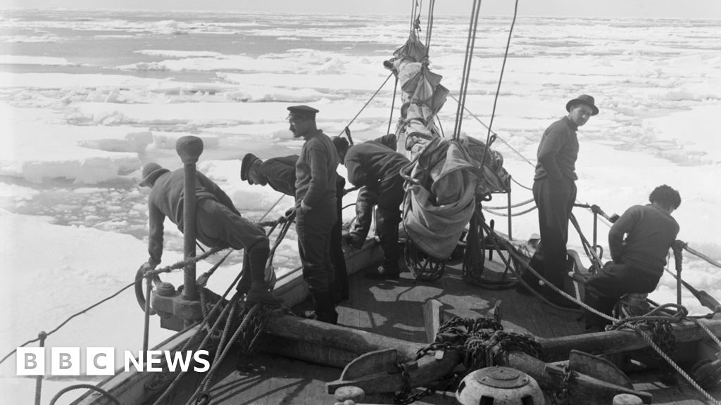 'Heroic' Antarctic explorers left sea-ice clues - BBC News