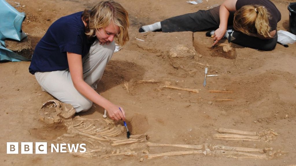 Thornton Abbey Black Death plague pit excavated - BBC News