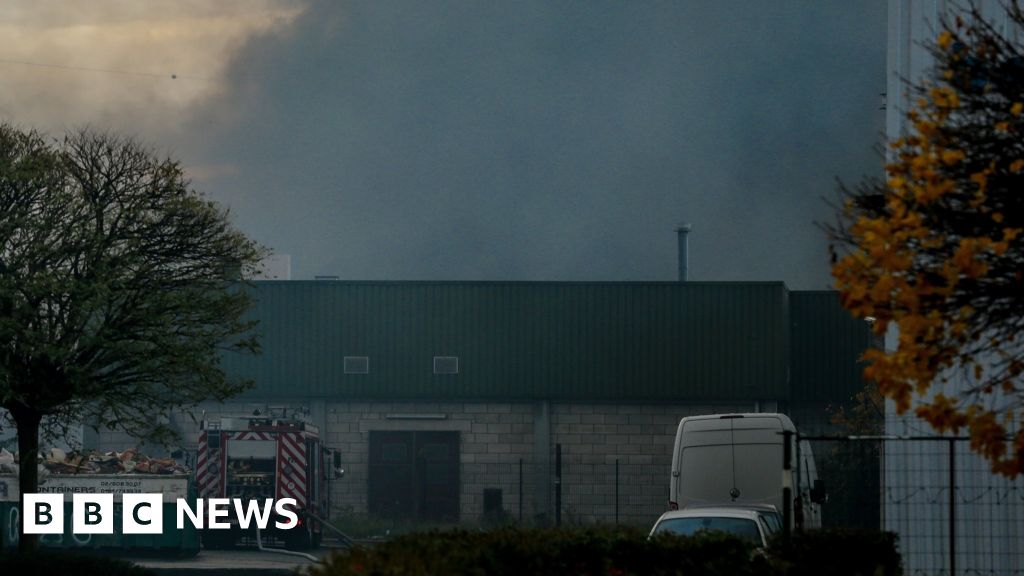 Belgium waffle factory blaze sends pall of smoke over Brussels - BBC News