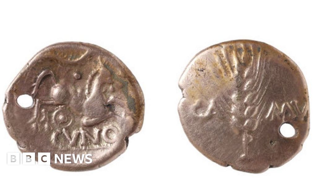 Rare pierced Iron Age gold coin found in Acle declared treasure - BBC News