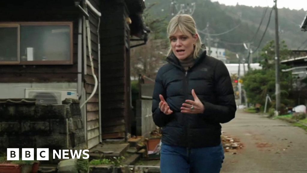 Watch: BBC visits earthquake region in Japan - BBC News