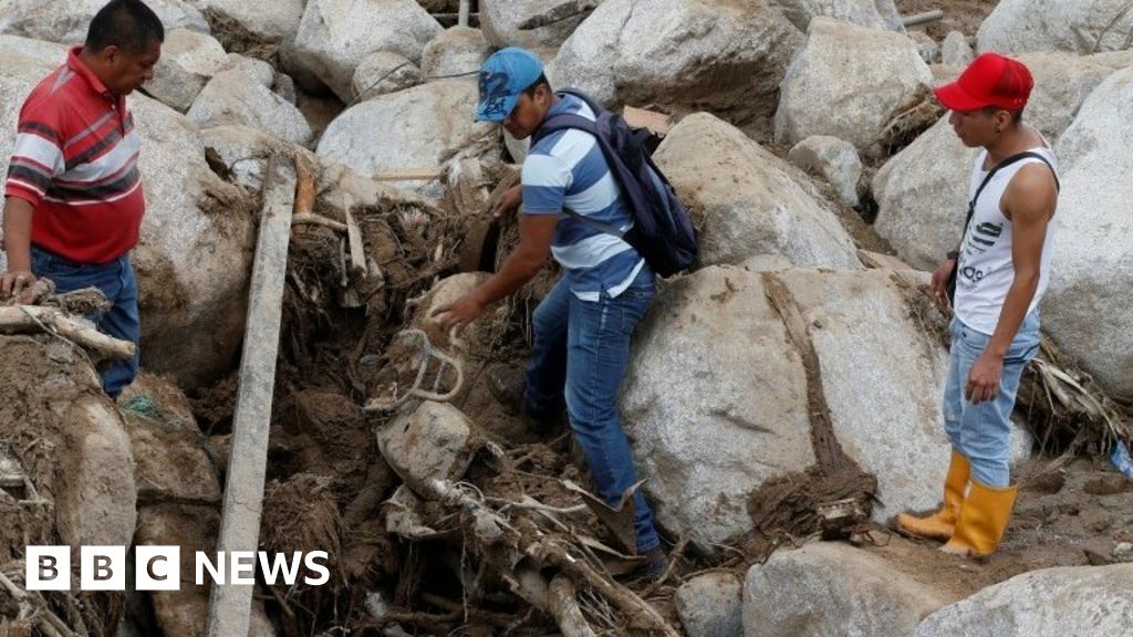 Colombia landslide: Farc rebels offer to help rebuild town - BBC News