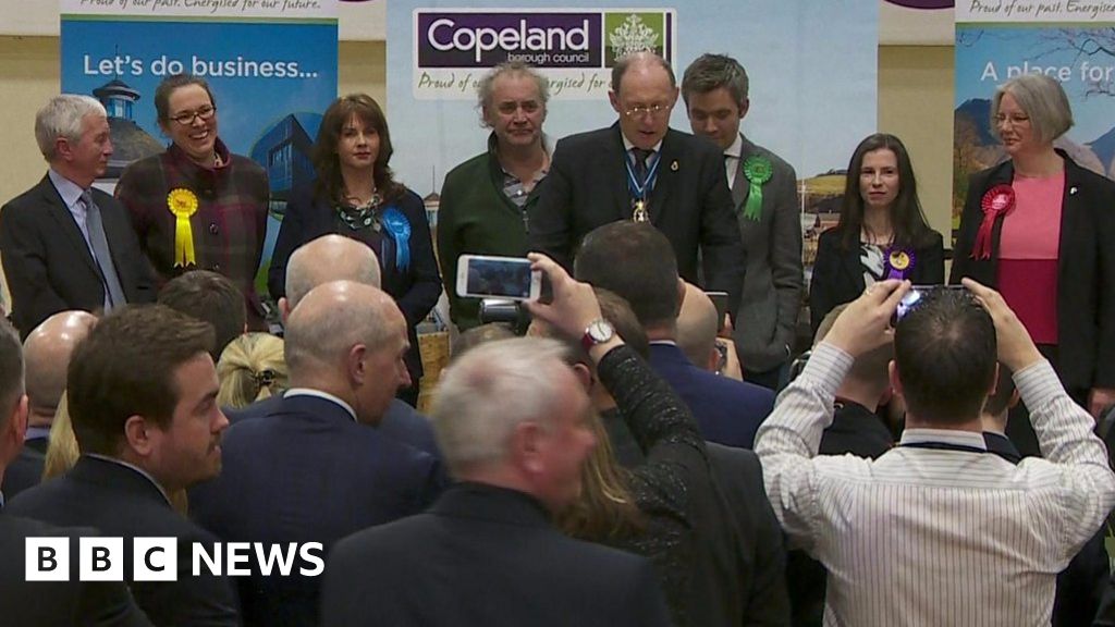 Copeland by-election declaration: Conservative gain - BBC News